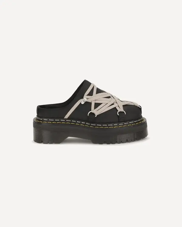 Rick Owens Quad Sole Megalace Mules