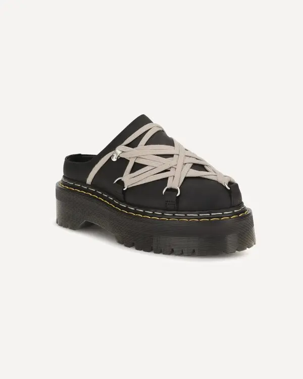 Rick Owens Quad Sole Megalace Mules