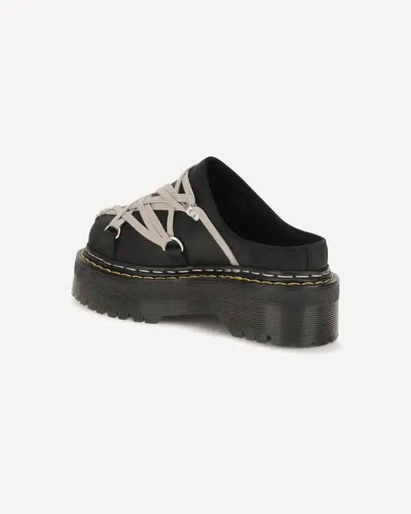 Rick Owens Quad Sole Megalace Mules