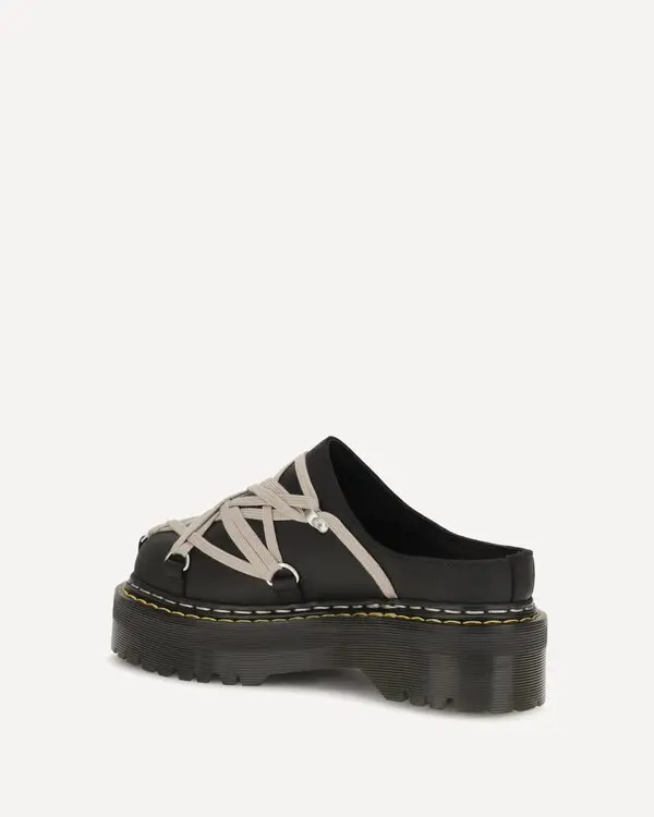 Rick Owens Quad Sole Megalace Mules