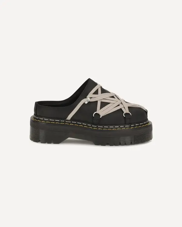 Rick Owens Quad Sole Megalace Mules