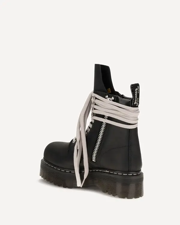 Rick Owens Quad Sole Steel Boots
