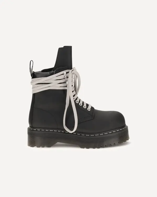 Rick Owens Quad Sole Steel Boots