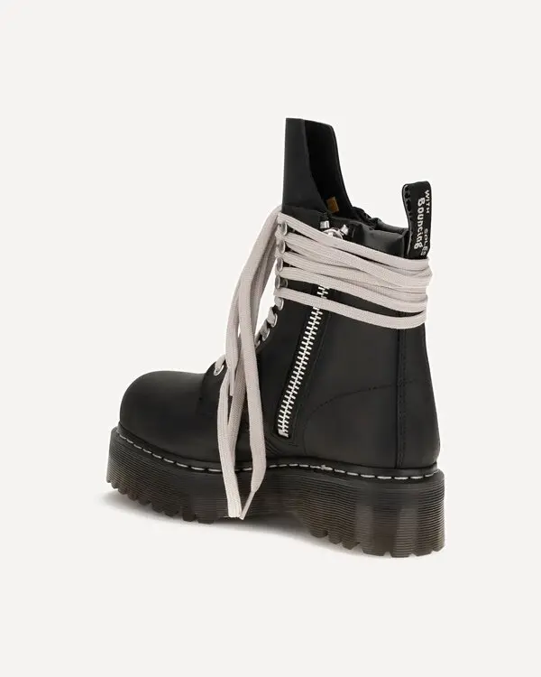 Rick Owens Quad Sole Steel Boots
