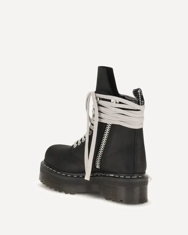 Rick Owens Quad Sole Steel Boots