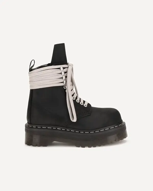 Rick Owens Quad Sole Steel Boots