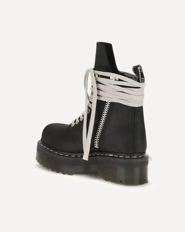 Rick Owens Quad Sole Steel Boots