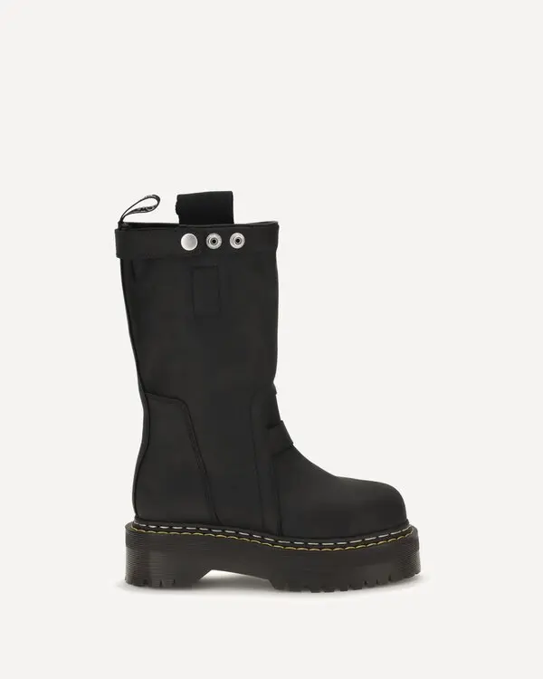 Rick Owens Quad Sole Pull On Boots
