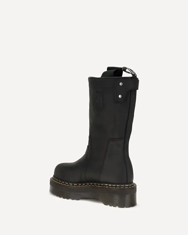 Rick Owens Quad Sole Pull On Boots
