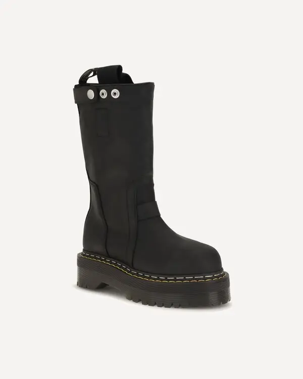 Rick Owens Quad Sole Pull On Boots