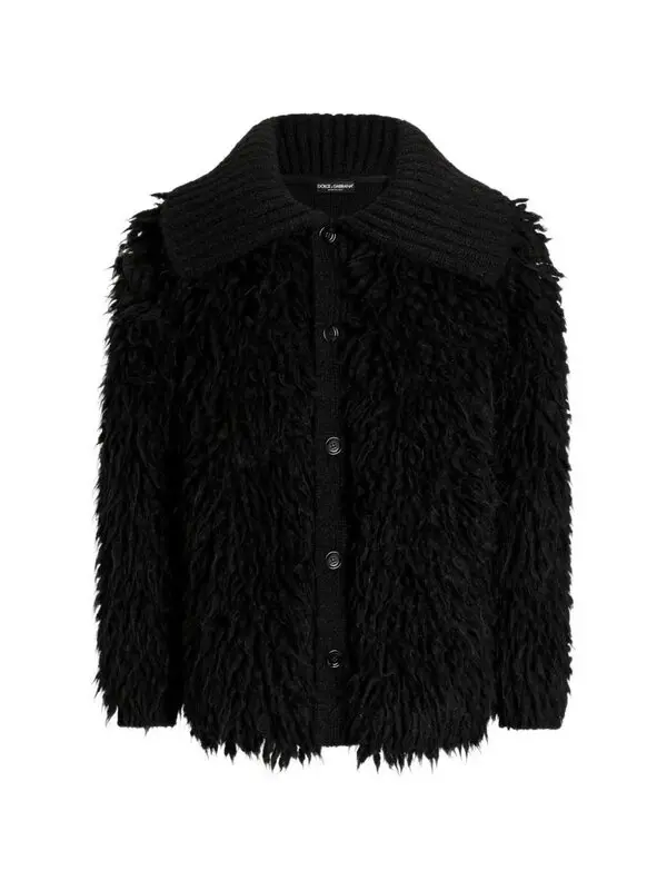 Dolce & Gabbana Faux-fur Effect Cardigan
