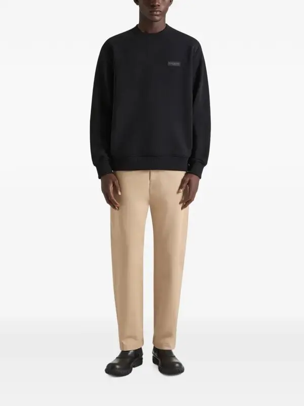 Givenchy Fleece Sweatshirt With Grosgrain Paris Detail