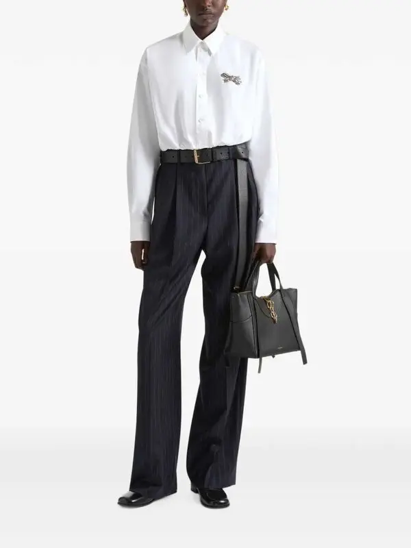 Givenchy Pleated Pinstripe Trousers