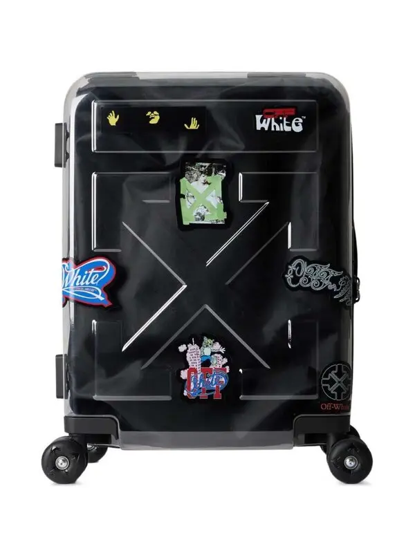 Off-White Quote Arrow" Trolley + Stickers - Black