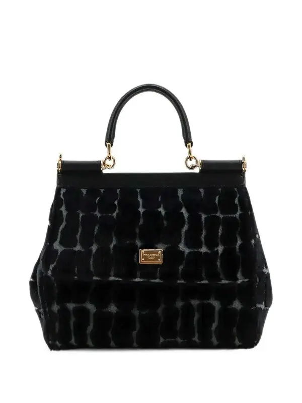 Dolce & Gabbana Leopard-print Sicily Shoulder Bag