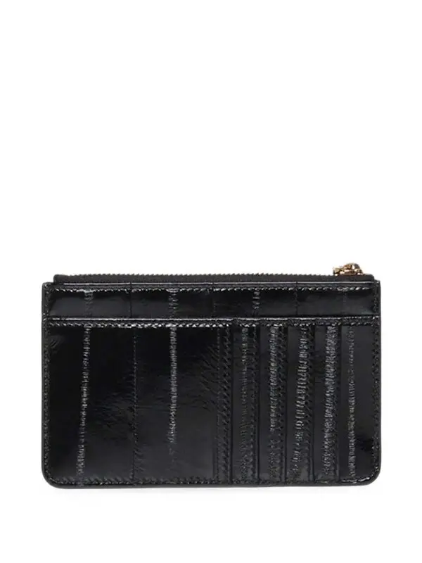 Dolce & Gabbana Card Holder With Logo Plaque Panel - Black