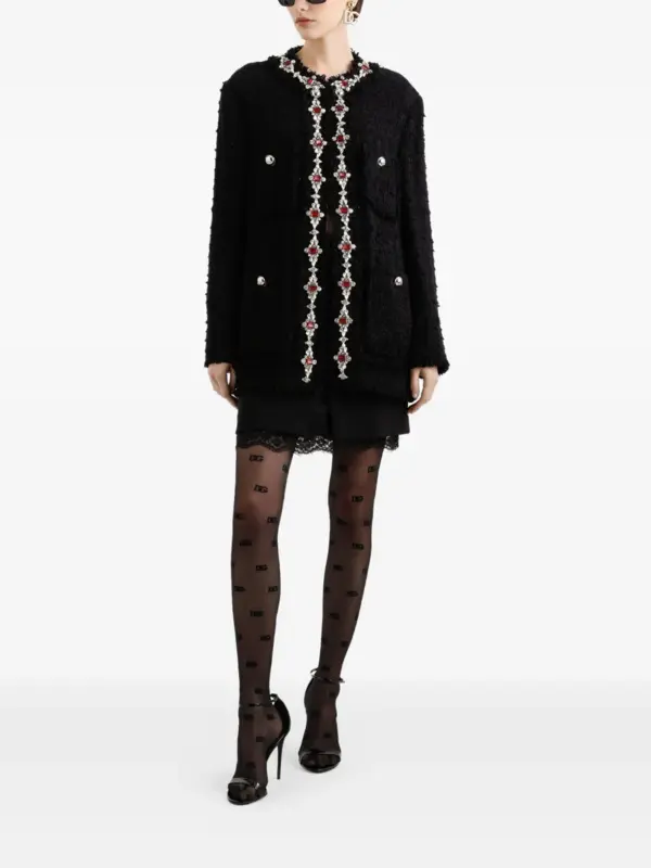 Dolce & Gabbana Wool Mini Skirt