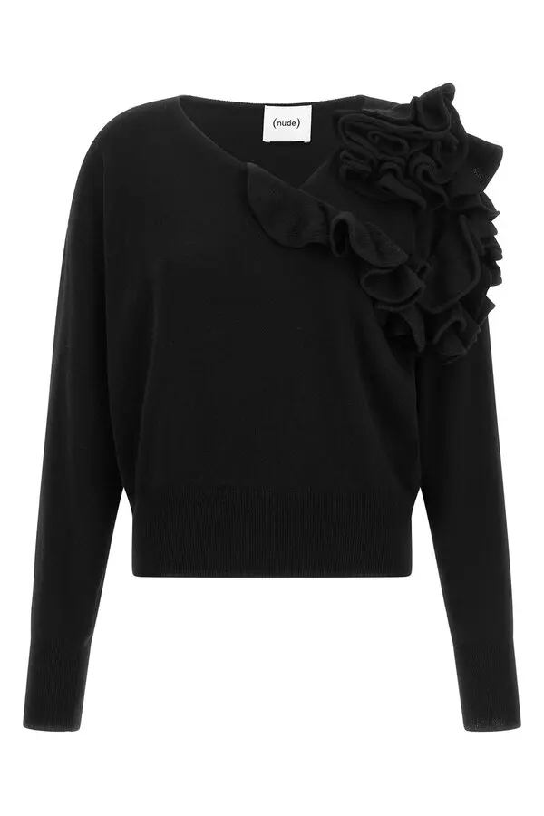 NUDE Ruffled Sweater