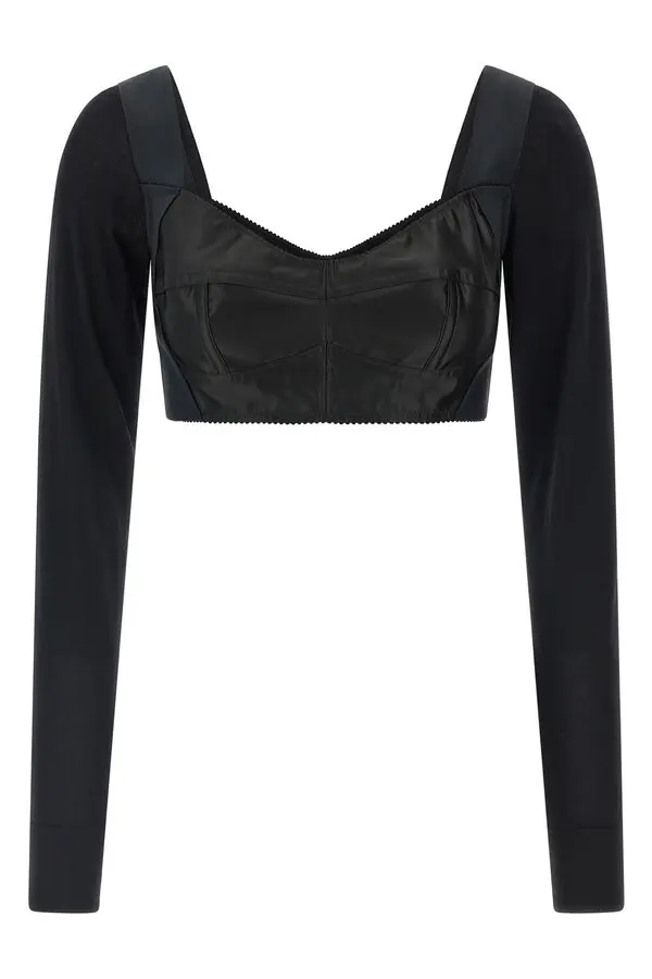 Dolce & Gabbana Bustier Crop Top