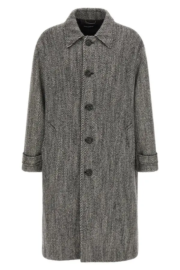 Dolce & Gabbana Chevron' Wool Coat
