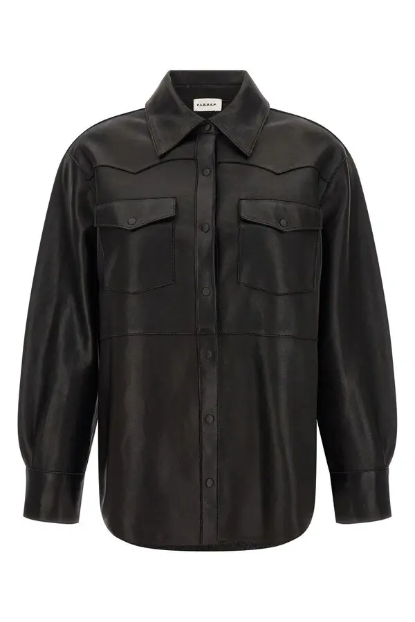 P.a.r.o.s.h P. A.r. O.s. H. Leather Shirt