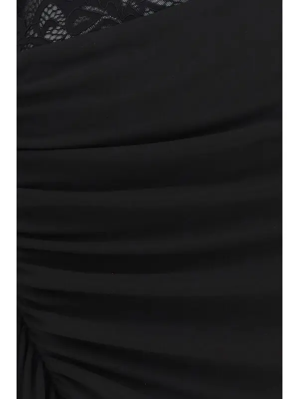NISSA Low-back Mini Lace Dress