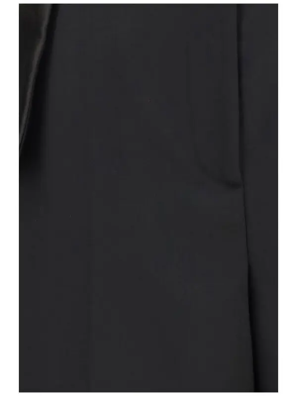 NISSA Wide-leg Wool-blend Pants