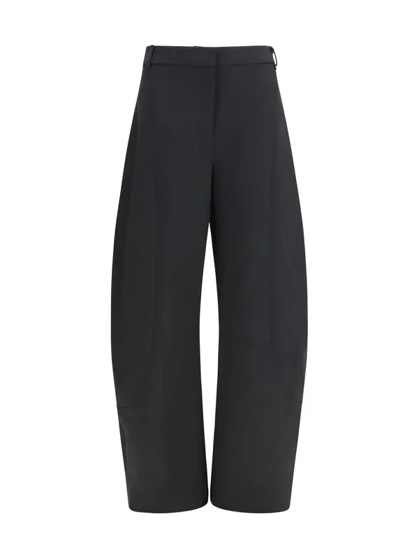 NISSA Wool-blend Straight-leg Pants