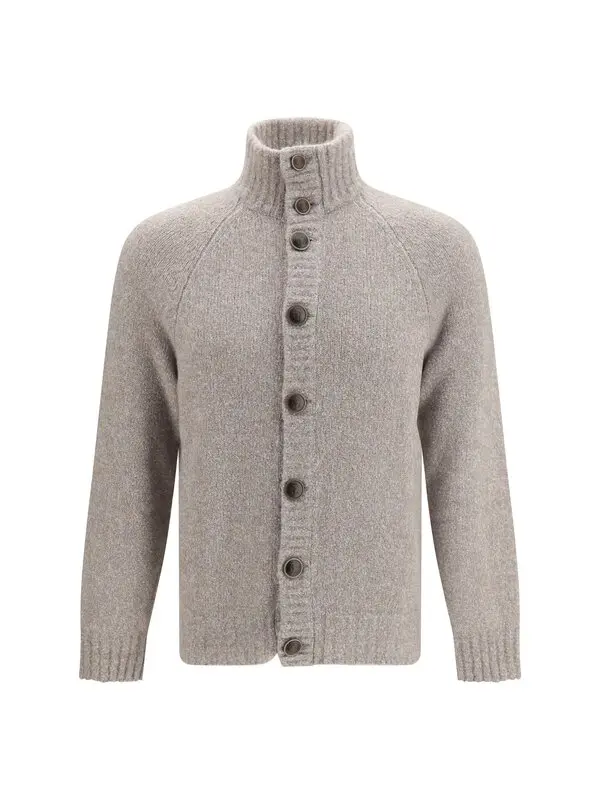 Brunello Cucinelli Wool, Silk And Cashmere Cardigan