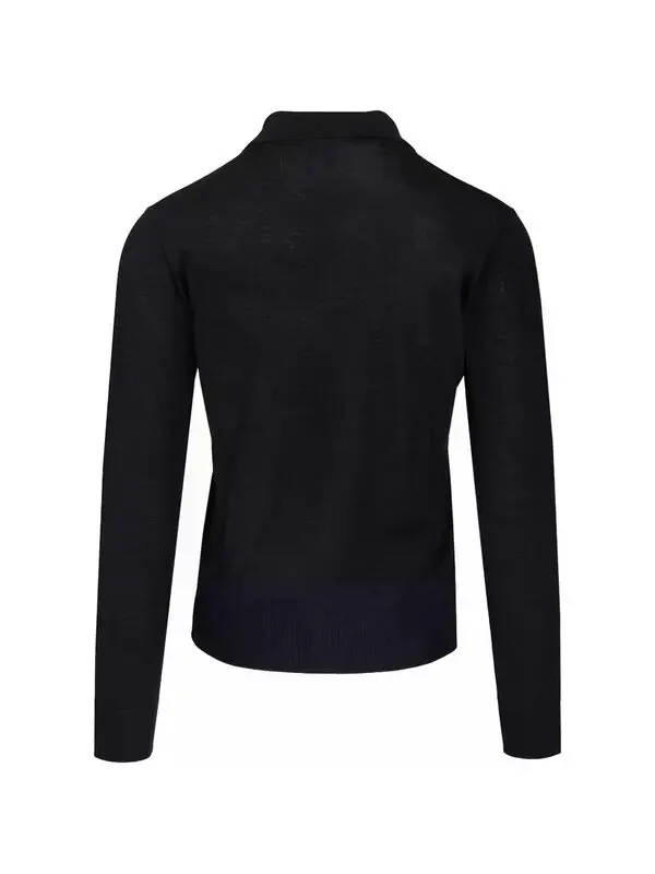 Emporio Armani Long-sleeve Polo-collar Sweater