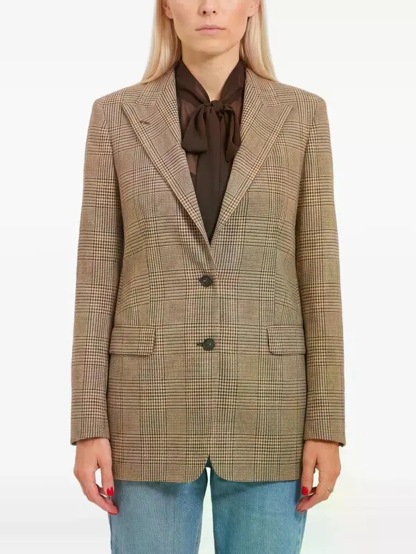 Tagliatore Prince Of Wales Check Single-breasted Jacket