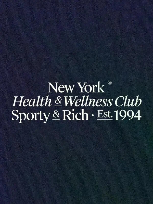 Sporty & Rich Logo-print Cotton Hoodie