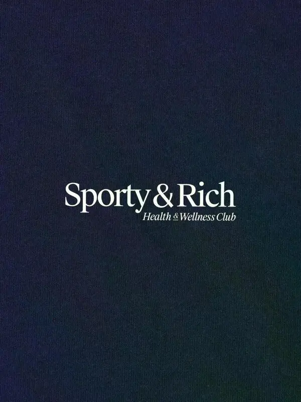 Sporty & Rich Logo-print Cotton Hoodie