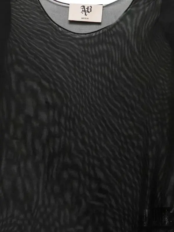 ANIYE BY Sheer Long-sleeve Bodysuit