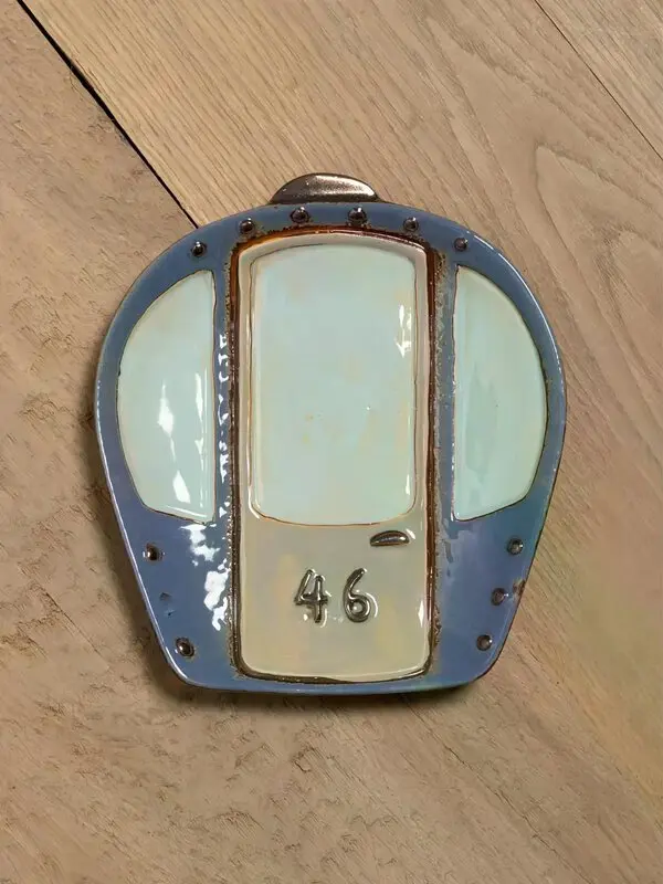 CHEHOMA Train-motif Decorative Plate