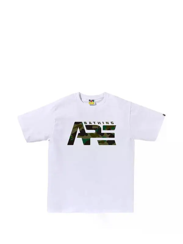 A BATHING APE 1st Camo Tactical Logo T-shirt - White