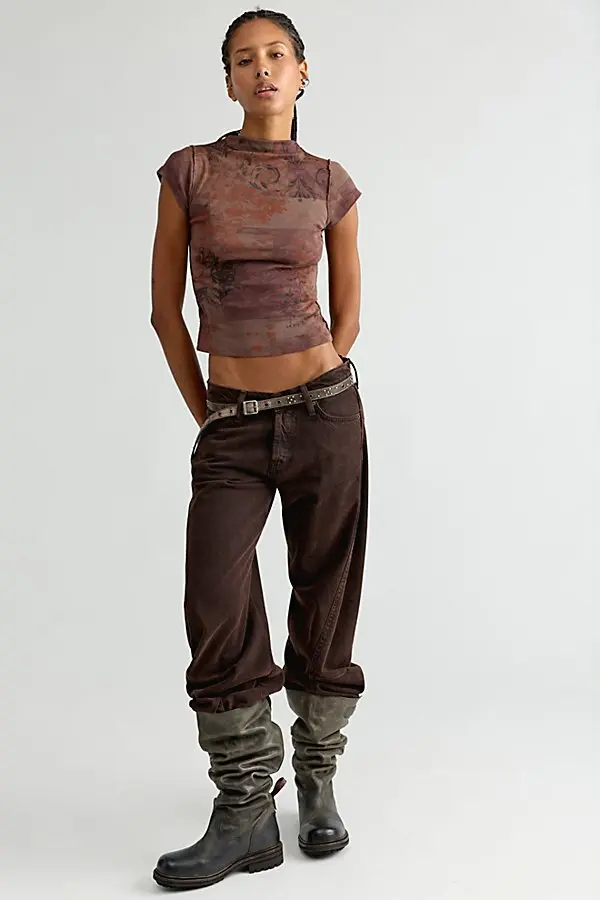 RAGABOND Canal Street Tee - Brown Combo