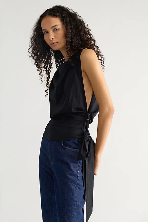 Free People Margo Boat Neck Top