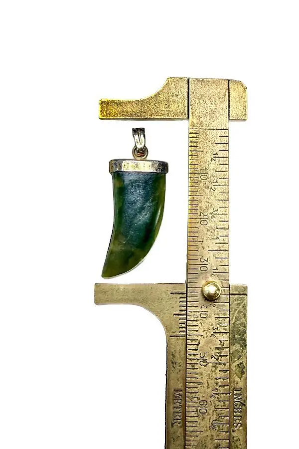 LUX REVIVAL Vintage Brass + Gemstone Claw Pendant Selected Lux