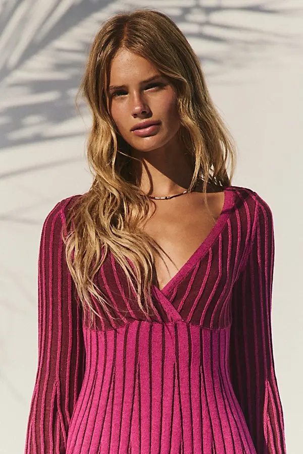 Free People Sunset Cove Sweater Mini Dress