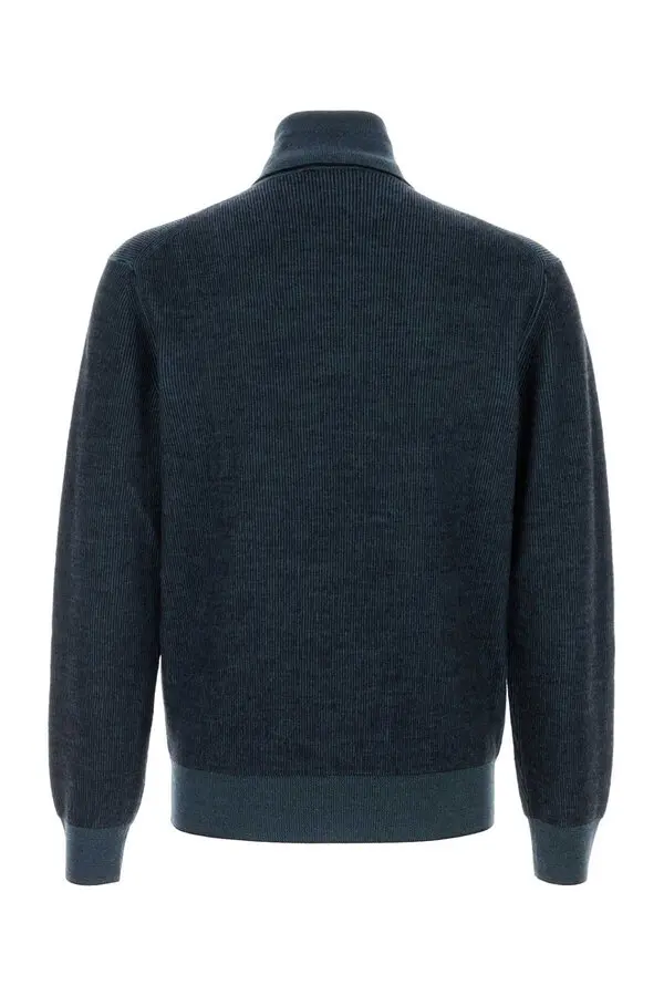 Brioni Melange Cashmere Blend Sweater