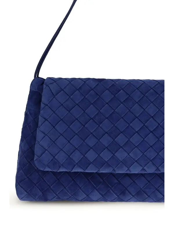 Bottega Veneta Giorno Shoulder Bag - Blue