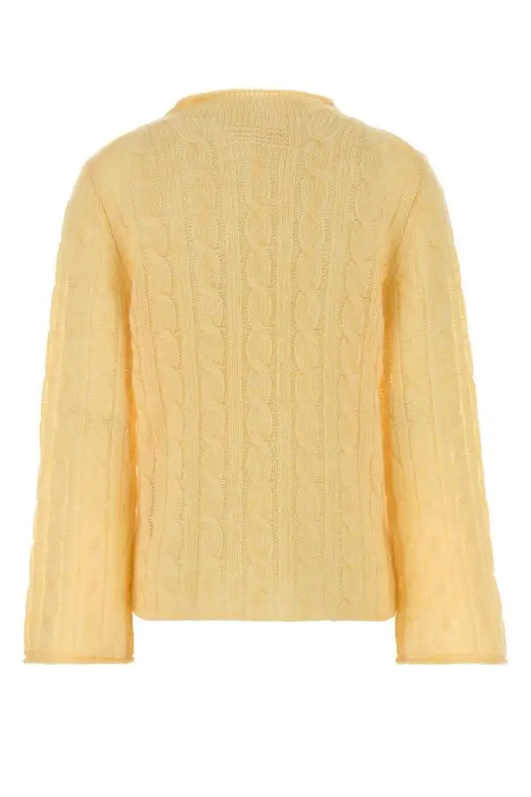 Guest In Residence Wool Blend Cable Sweater