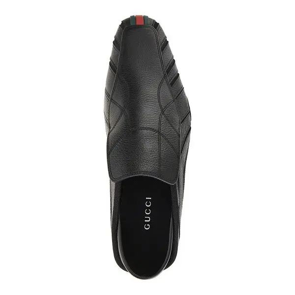 Gucci Leather Slip-on Sneakers