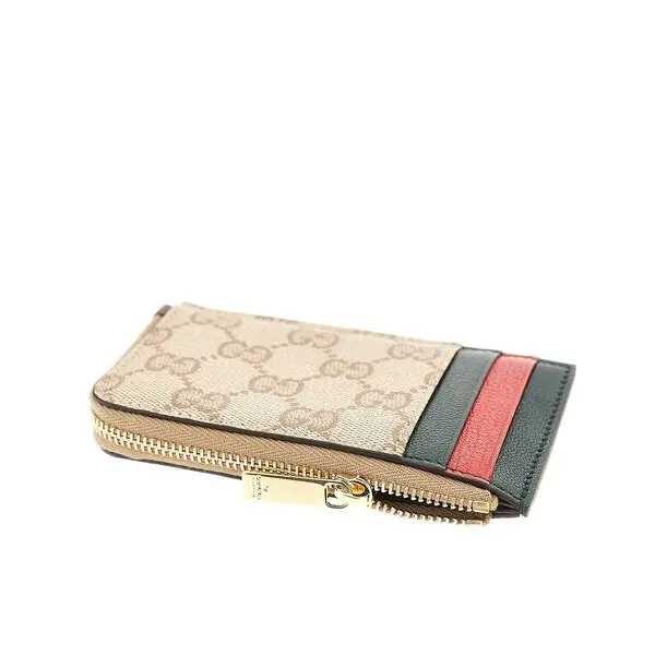 Gucci Coated Gg Fabric Cardholder