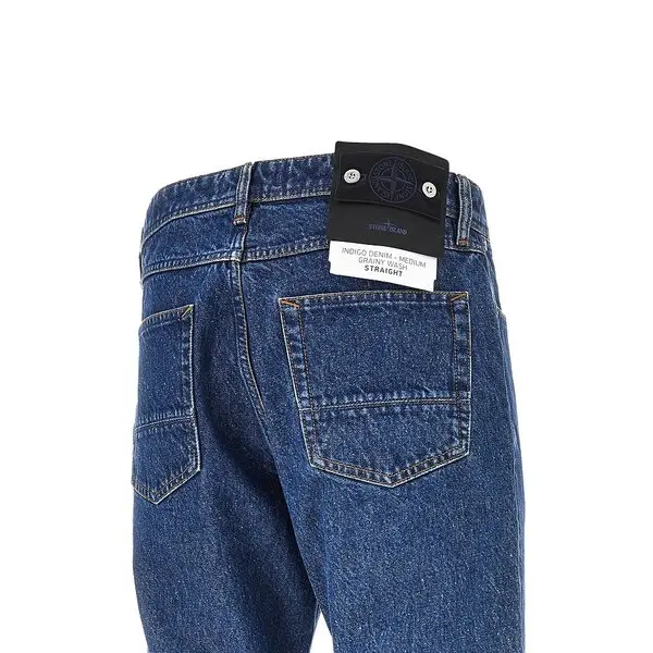 Stone Island Denim Research' Straight Fit Jeans