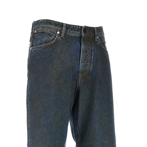 Stone Island Loose Fit Laser Pigt Indigo Denim Jeans