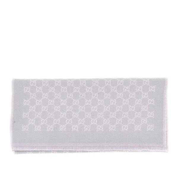 Gucci Gg Wool-blend Scarf - Grey