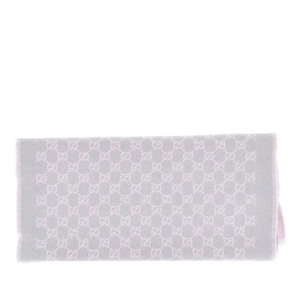 Gucci Gg Wool-blend Scarf - Grey