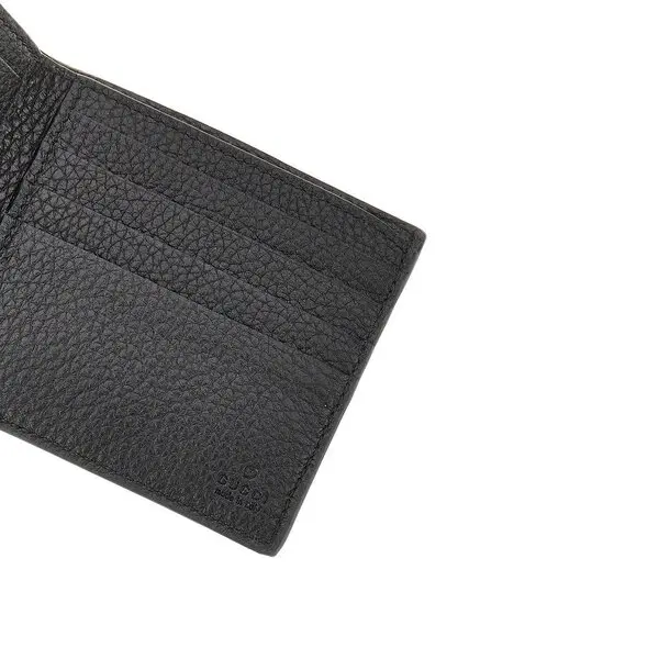 Gucci Web Intarsia Leather Bi-fold Wallet
